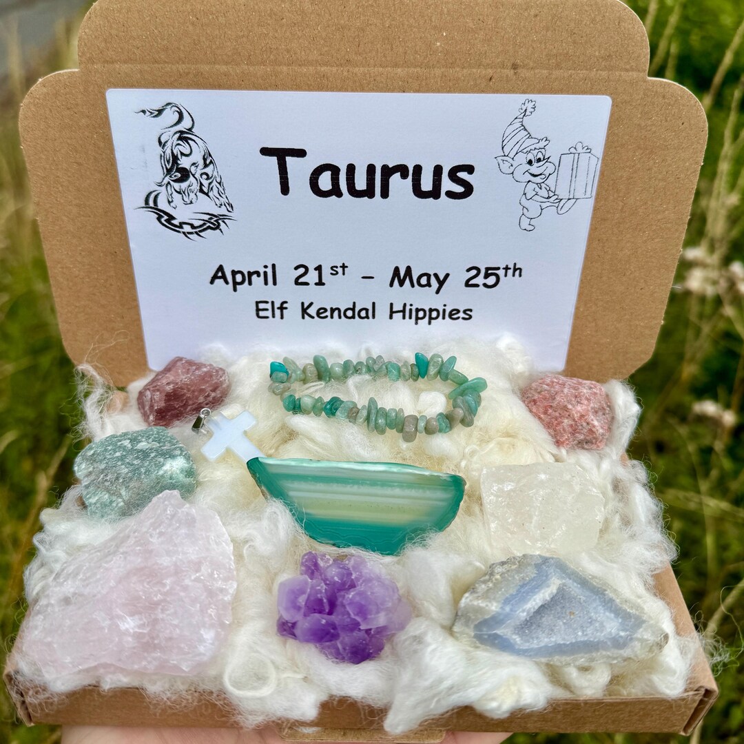 Taurus Spa Gift Box Rock Letterbox Treat Taurus Self Care Witchy ...