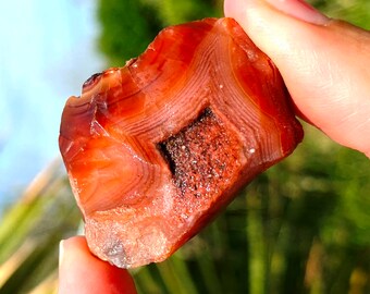 Red Orange Crystal | Etsy