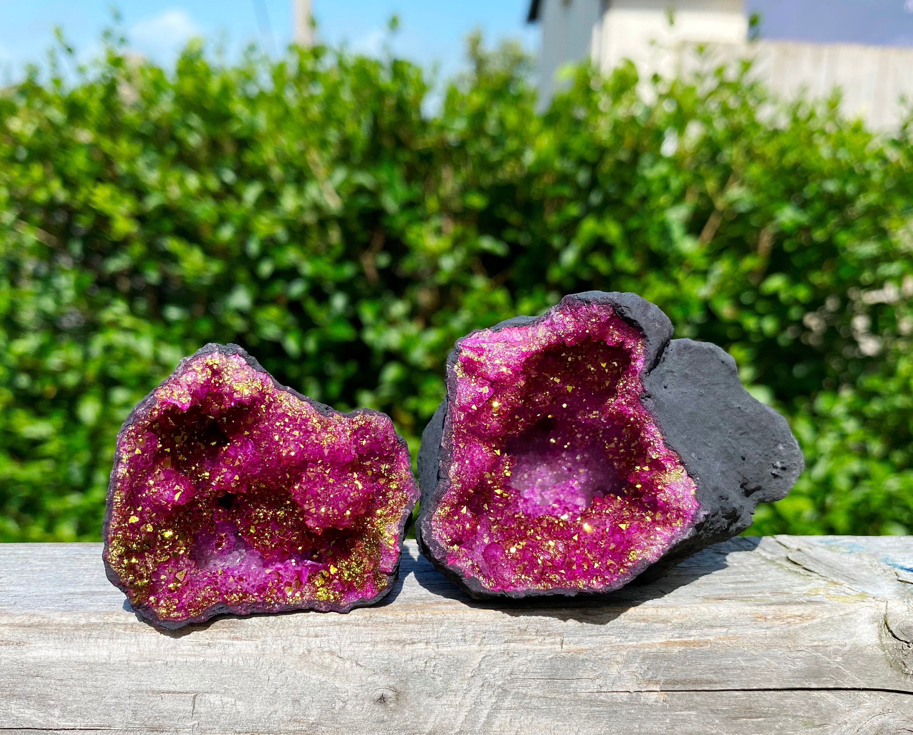 Pink Geode Rock
