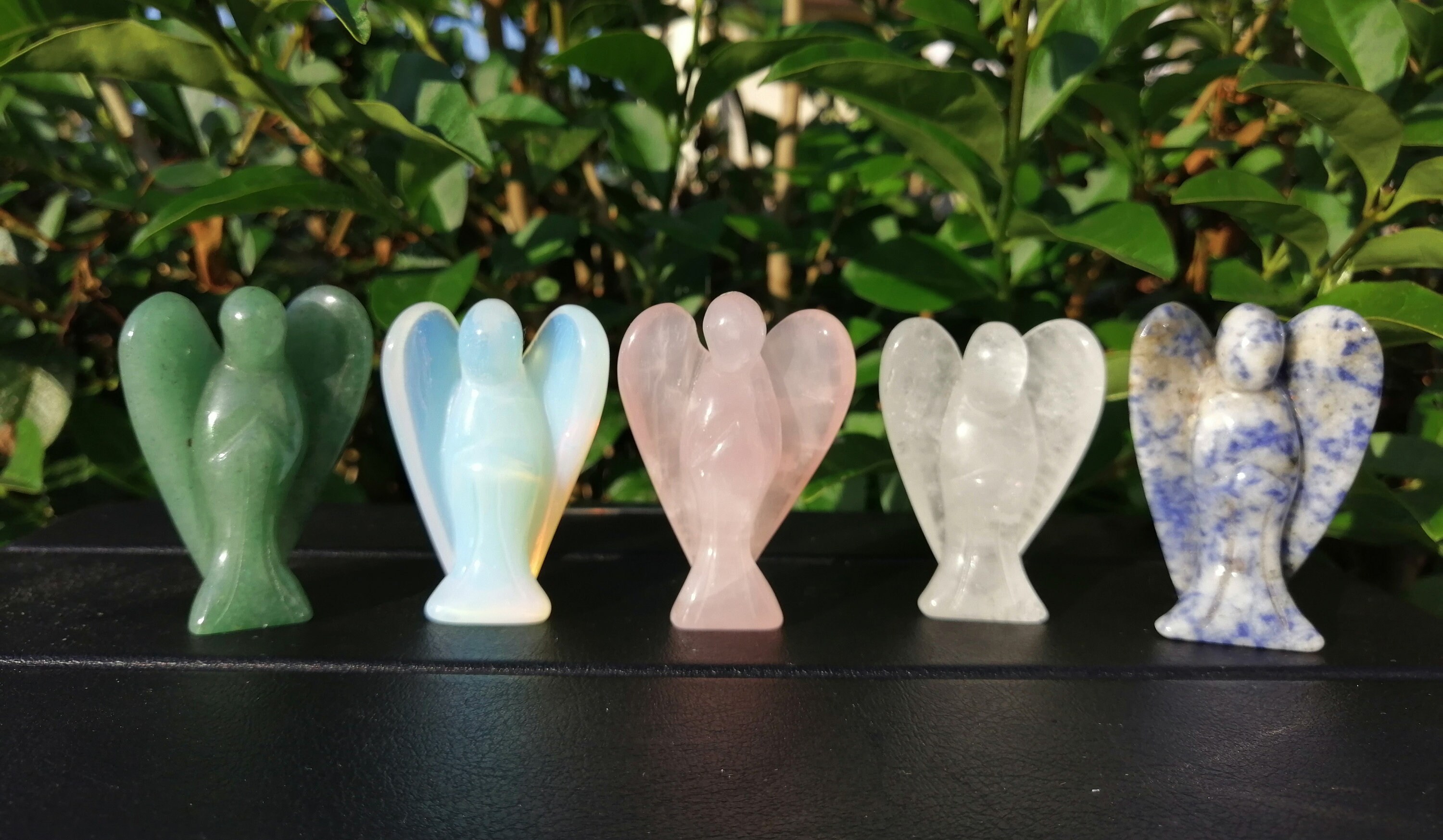 Crystal Angel / Large Carved Angel / Rose Quartz Angel / - Etsy UK