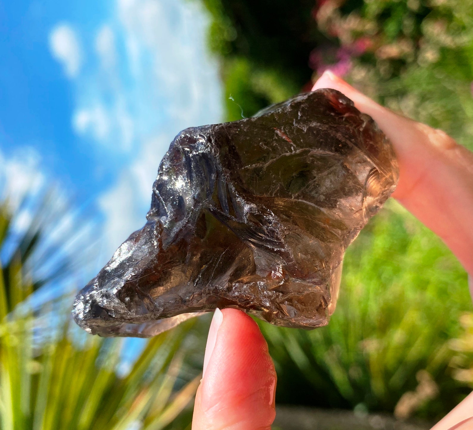 Period Pain Stone Smokey Quartz Crystal Period Pain Stone - Etsy UK