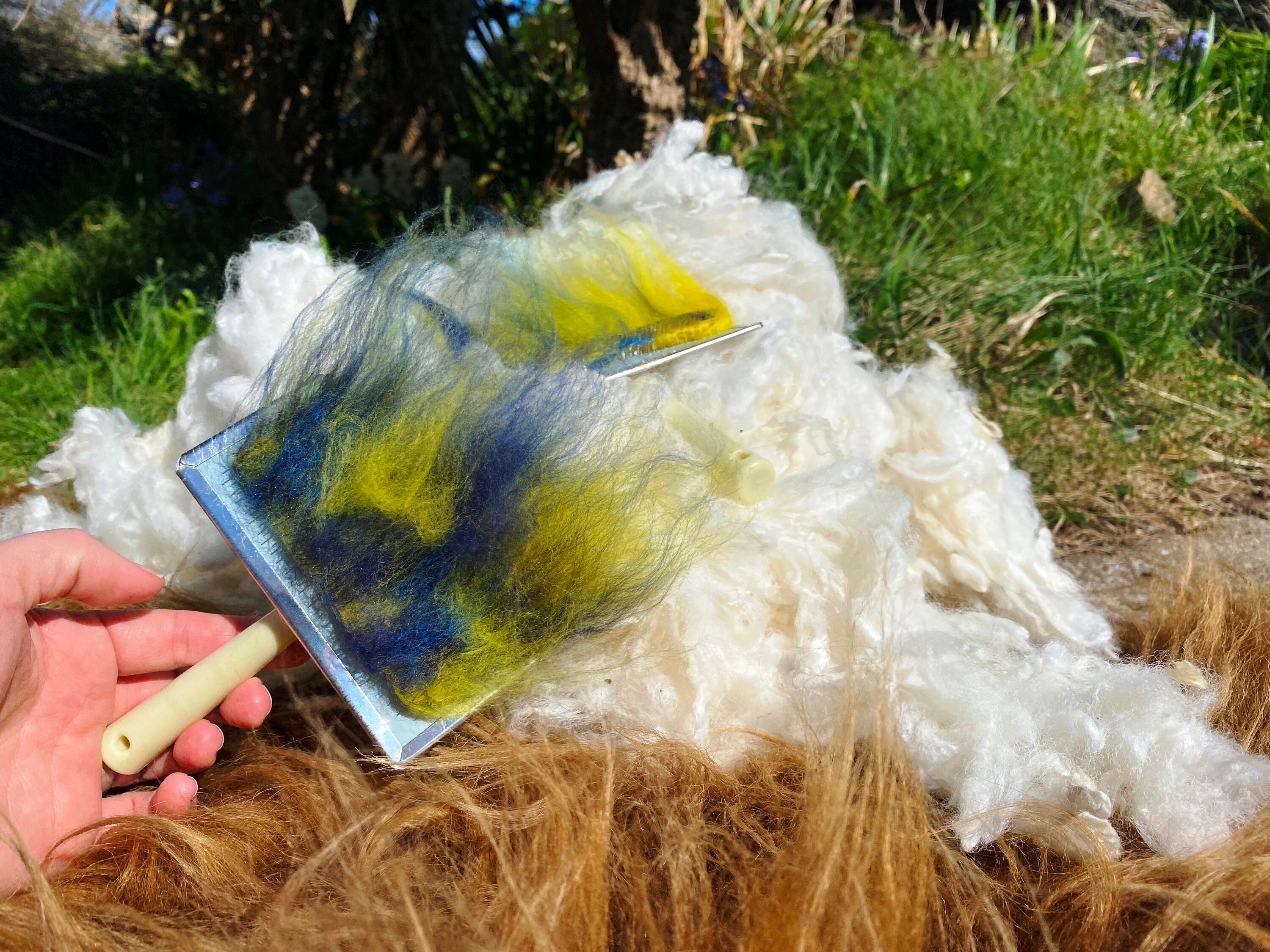 Hand Carder Wool Carder Fleece Comb Wool Comb Fleece Tamer - Etsy Australia