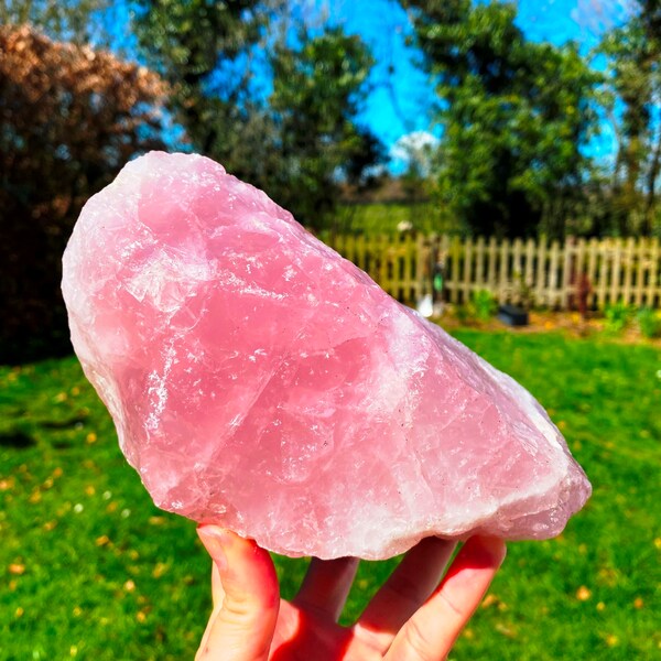 Raw Rose Quartz - Etsy