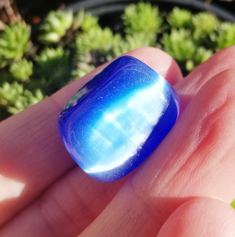 Fairy stone electric blue gem magic stones tooth fairy gift | Etsy