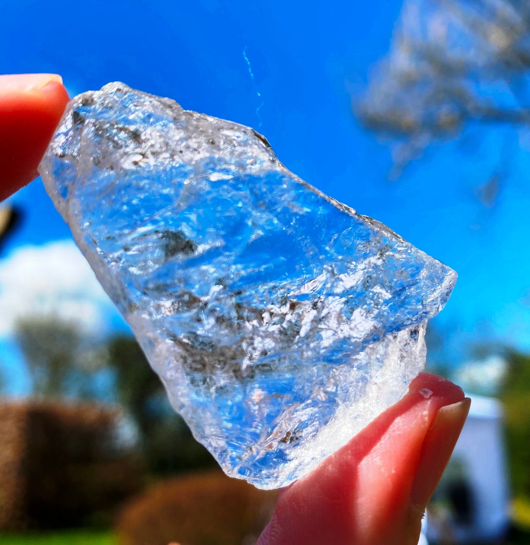 Raw Crystal Quartz Chunk, Rough Clear Quartz, Healing Raw Quartz ...