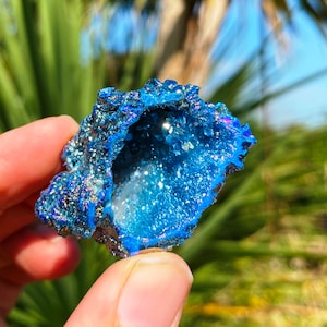Mermaid Geode Blue, Mermaid Crystal, Mermaid Stone, Mermaid Rock ...