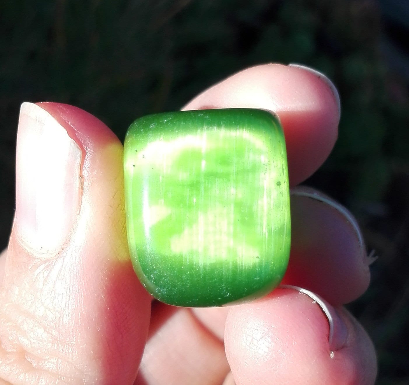 Green Eyed Stone Cats Eye Magic Green Stone Fairy Stone - Etsy UK