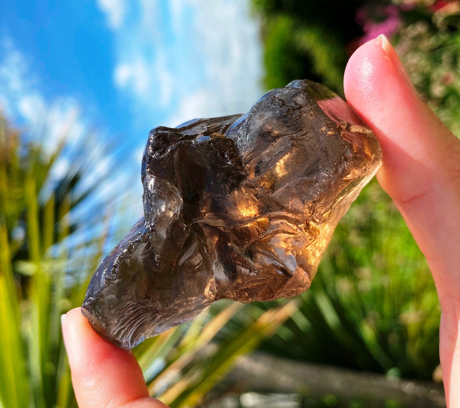 Period Pain Stone Smokey Quartz Crystal Period Pain Stone - Etsy UK