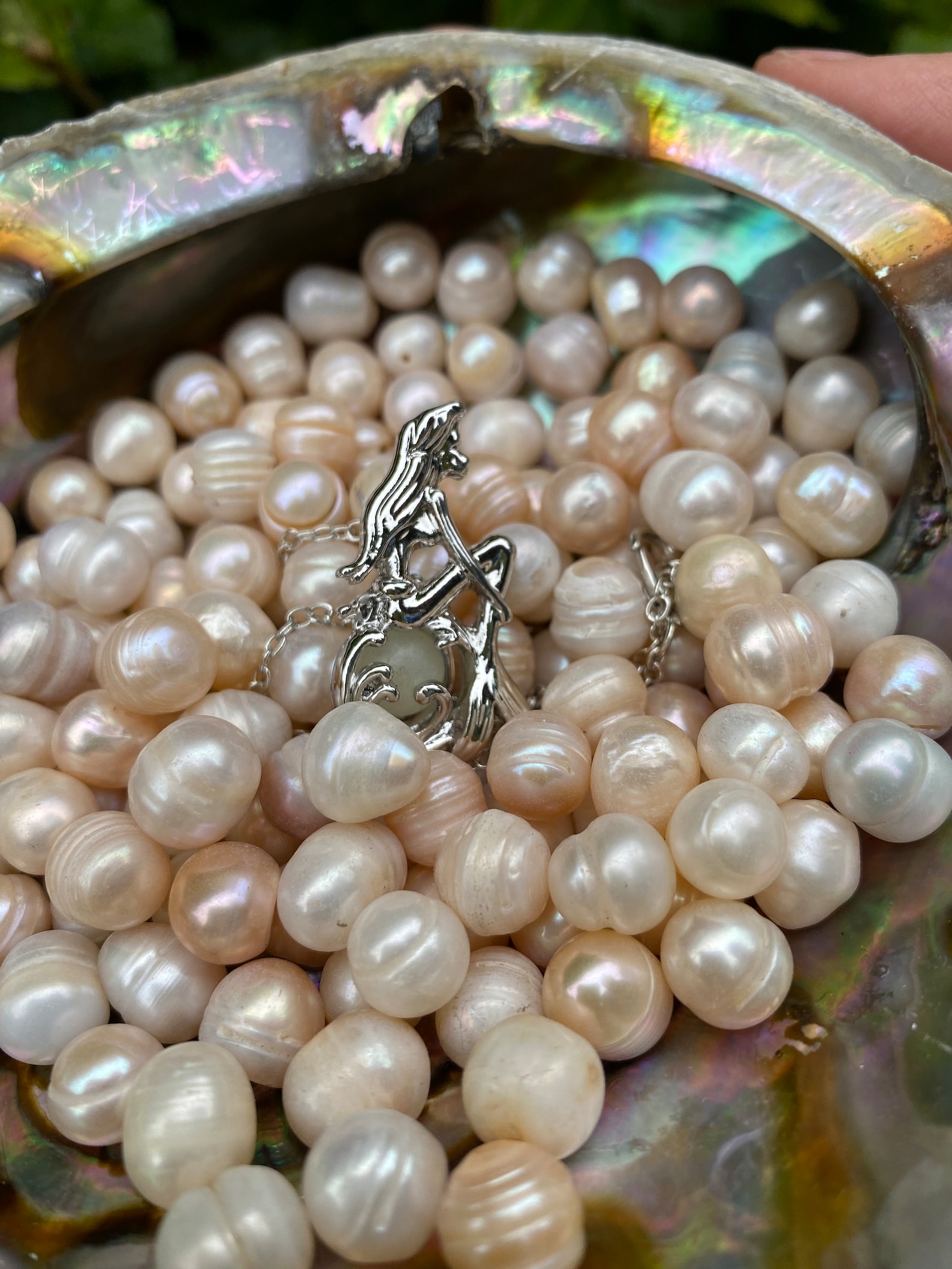 Full Pearl Stone Real Pearl Stones Water Pearls Uk Follow - Etsy UK