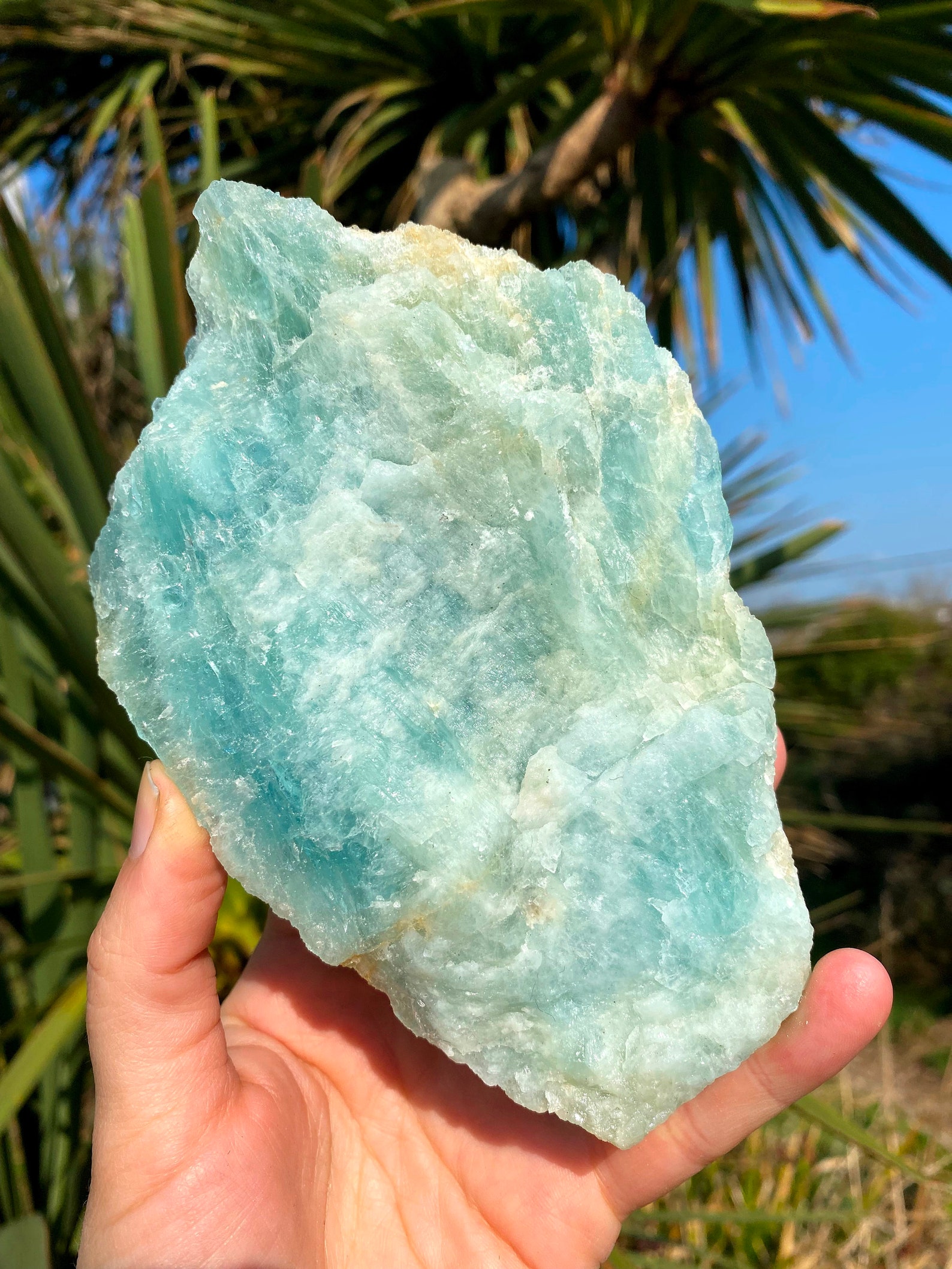 Aquamarine Crystals Uk Rough Aquamarine Rock Raw Green - Etsy UK