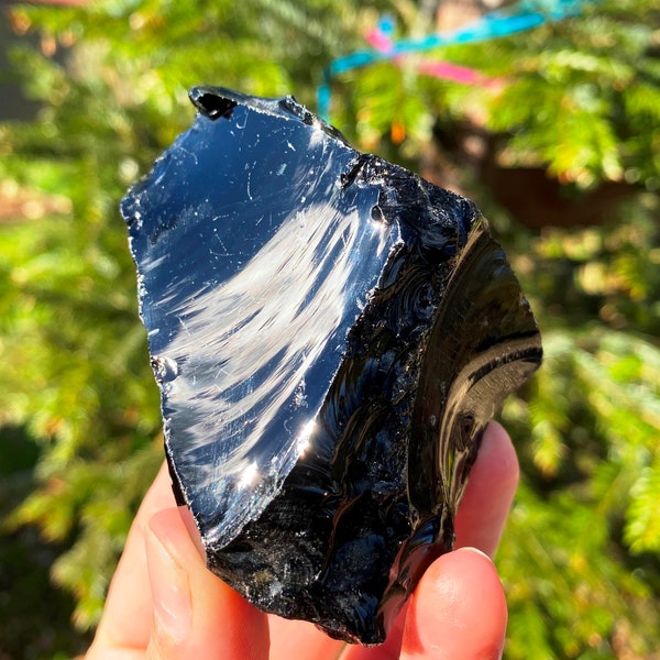 Raw Obsidian - Etsy
