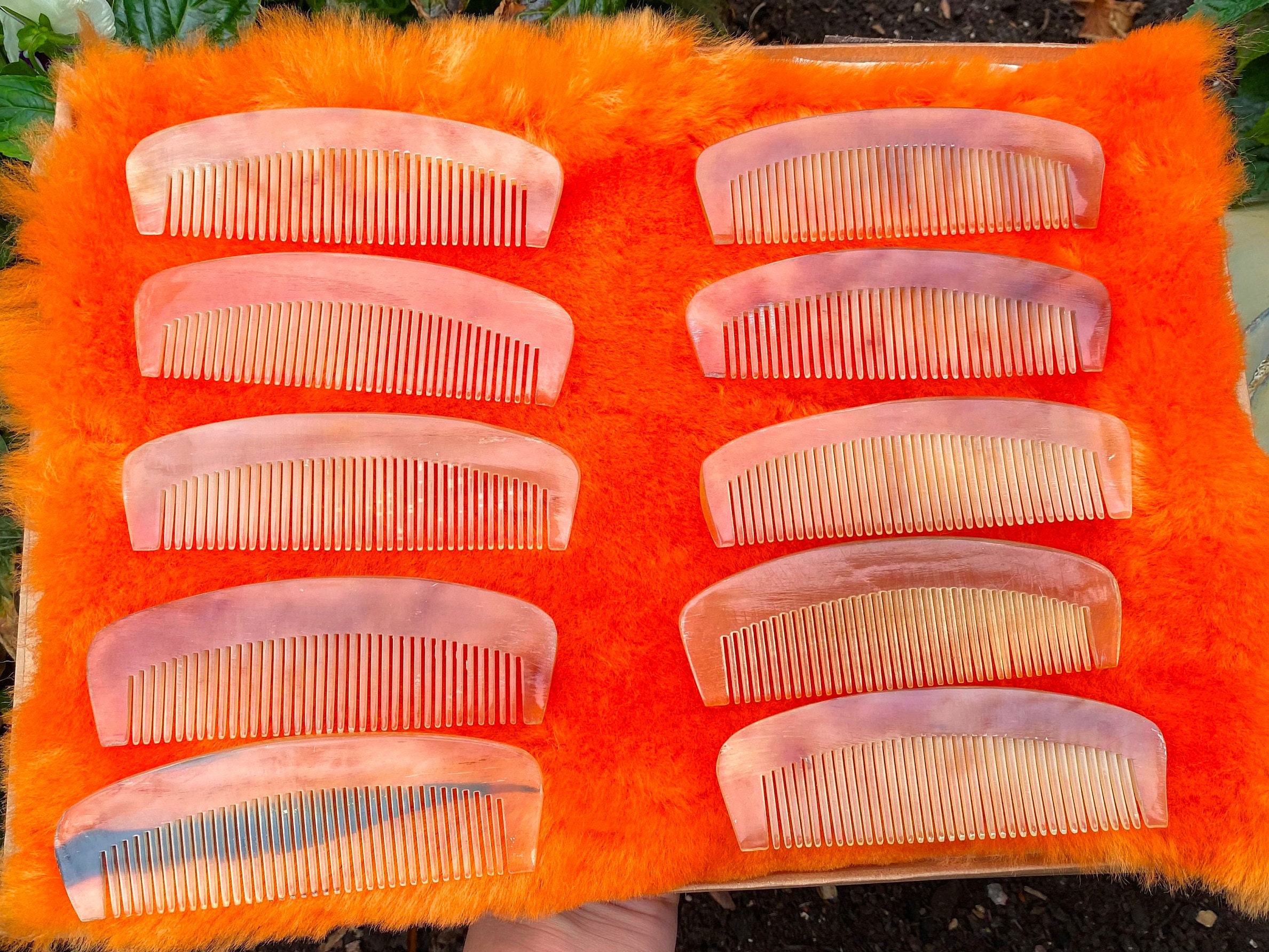 10 X Elven Horn Comb 12 Cm Head Sore Comb Bridge Back Horn - Etsy UK