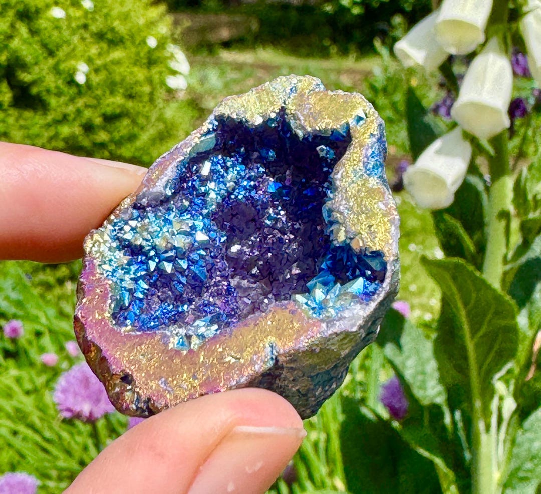 Wizard Geode Cave, Pocket Wizardry Stone, Night Sky Crystal, Wizard ...