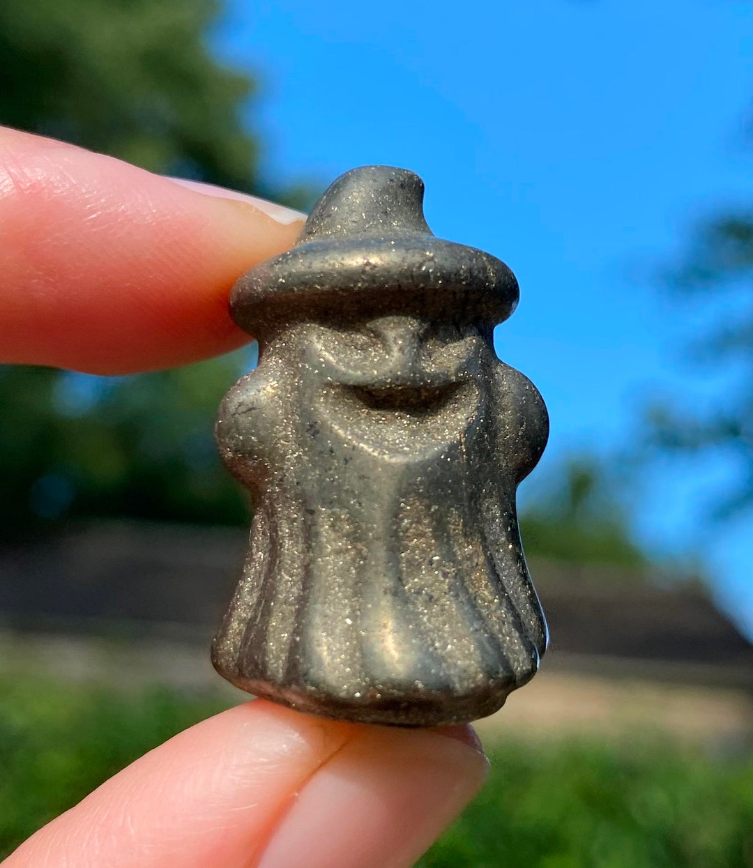 Witch Carving Gift Moon Witch Crystal Witch Gem Confidence - Etsy