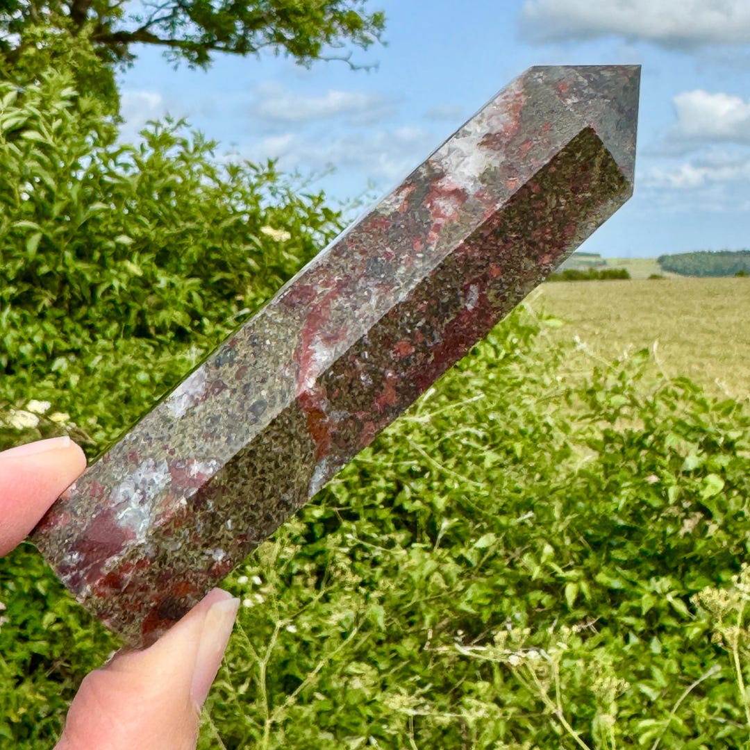 Dragon Stone Tower: Crystal Obelisk, Dragon Scale Wand - Etsy