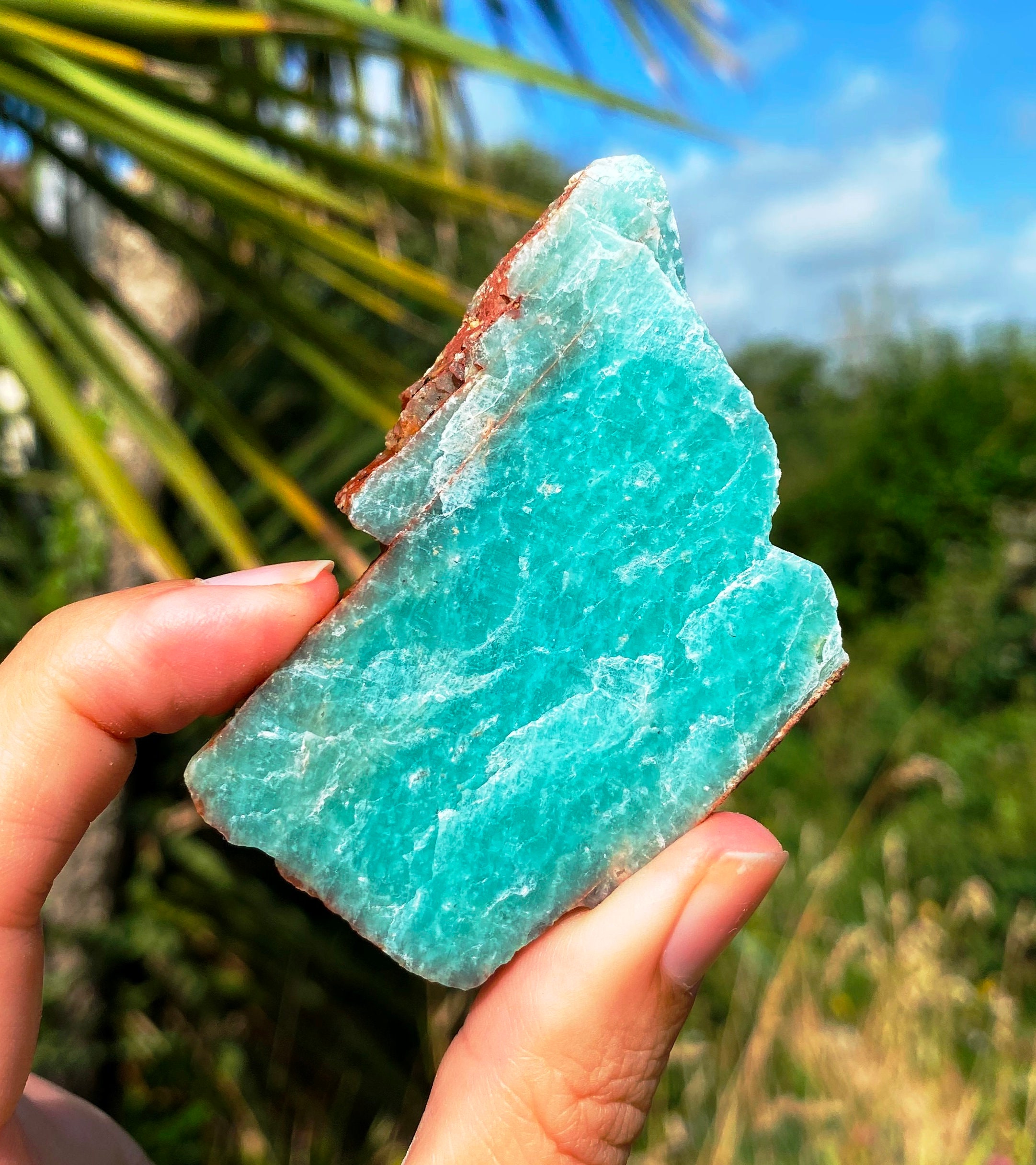 Ocean amazonite rough amazonite raw crystal raw amazonite | Etsy