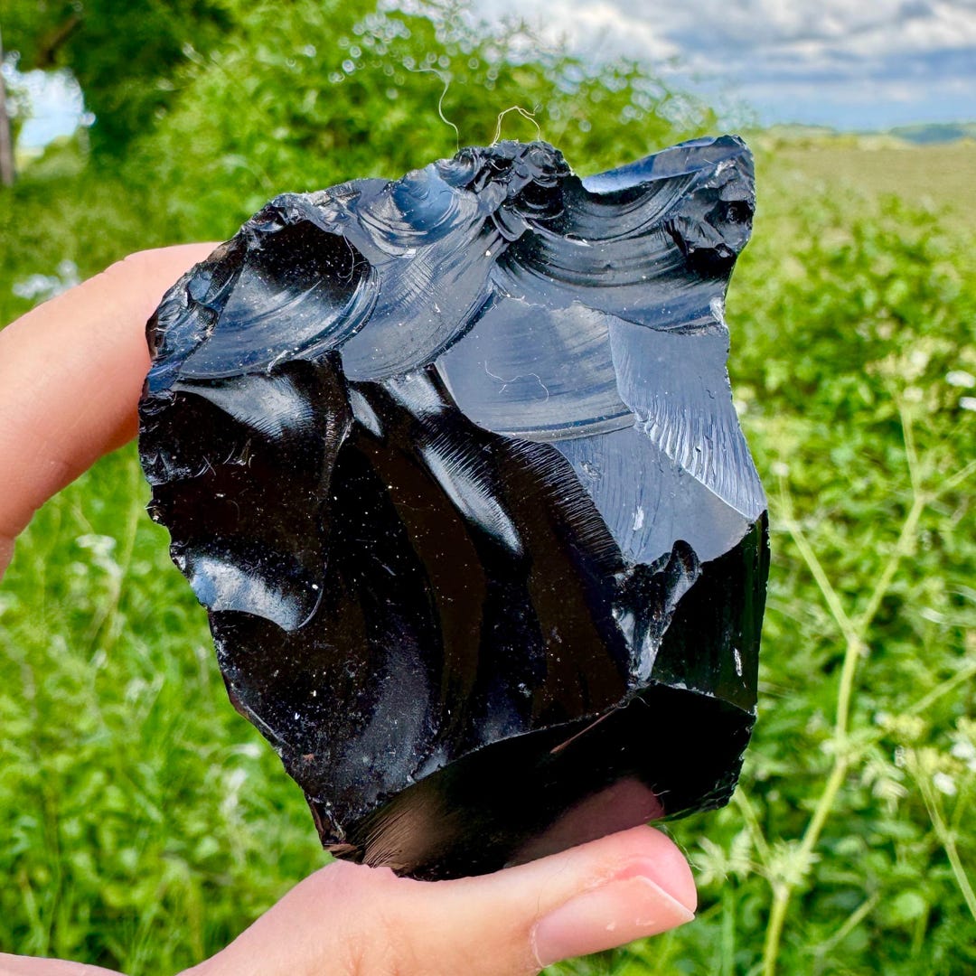 Wednesday Crystal Obsidian, Wednesday Stone, Black Crystal Raw, Rough ...