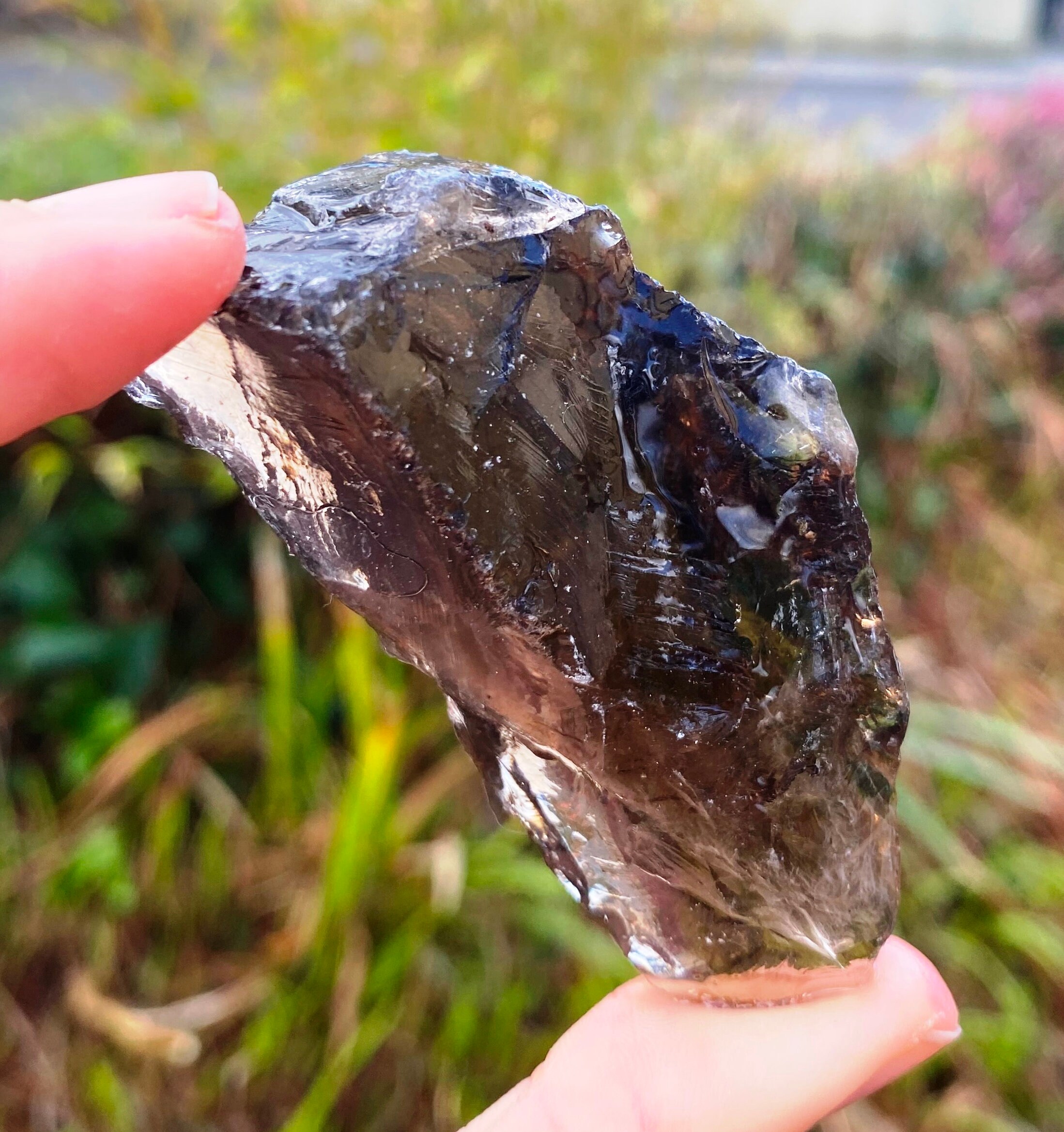 Raw Smoky Quartz Smokey Quartz Crystal Period Pain Stone - Etsy UK