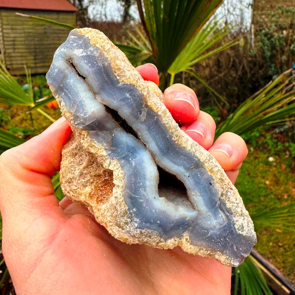 Blue Lace Agate Crystal - Etsy