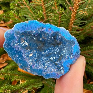 Mermaid Geode Blue, Mermaid Crystal, Mermaid Stone, Mermaid Rock ...