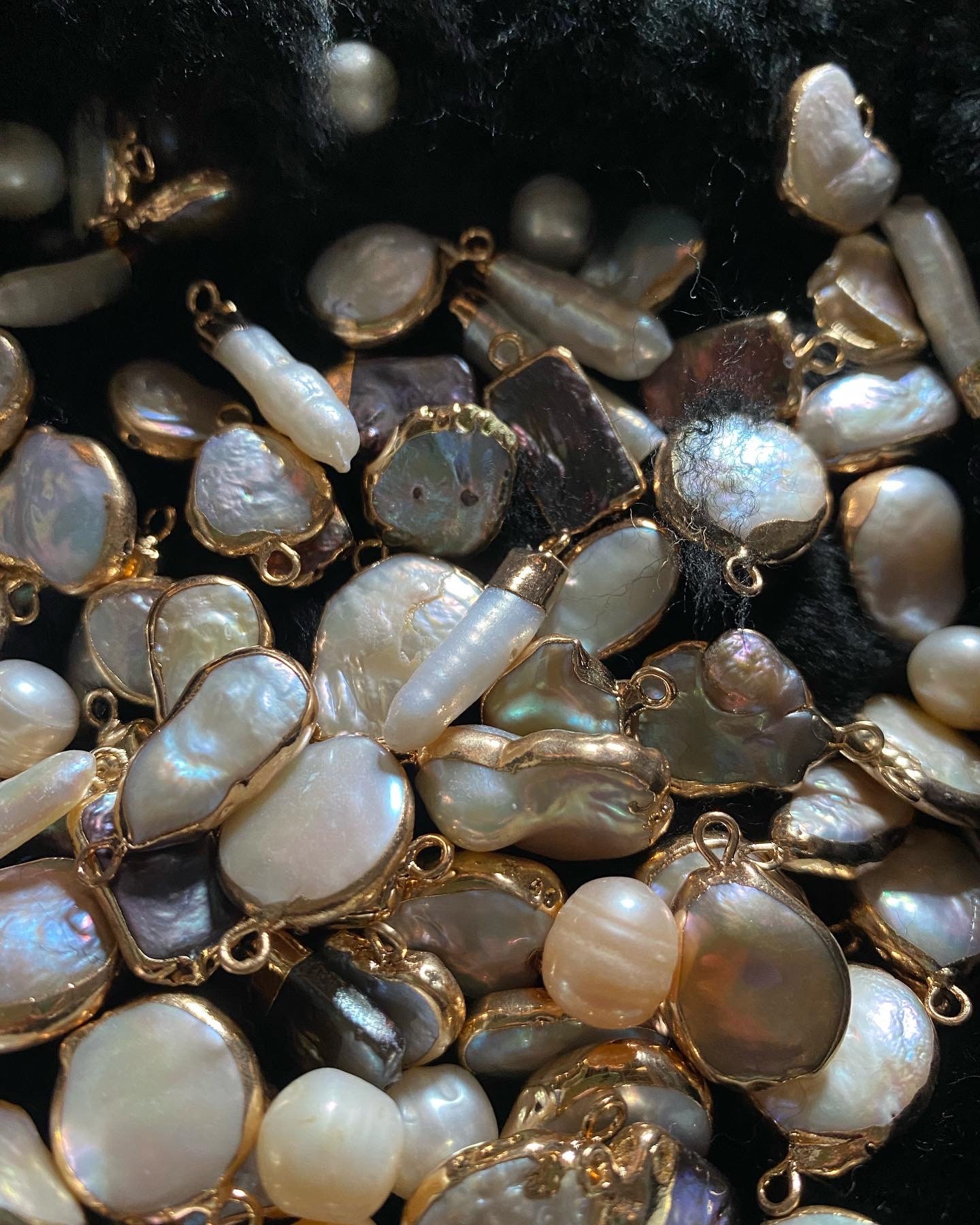 Full Pearl Stone Real Pearl Stones Water Pearls Uk Follow - Etsy UK