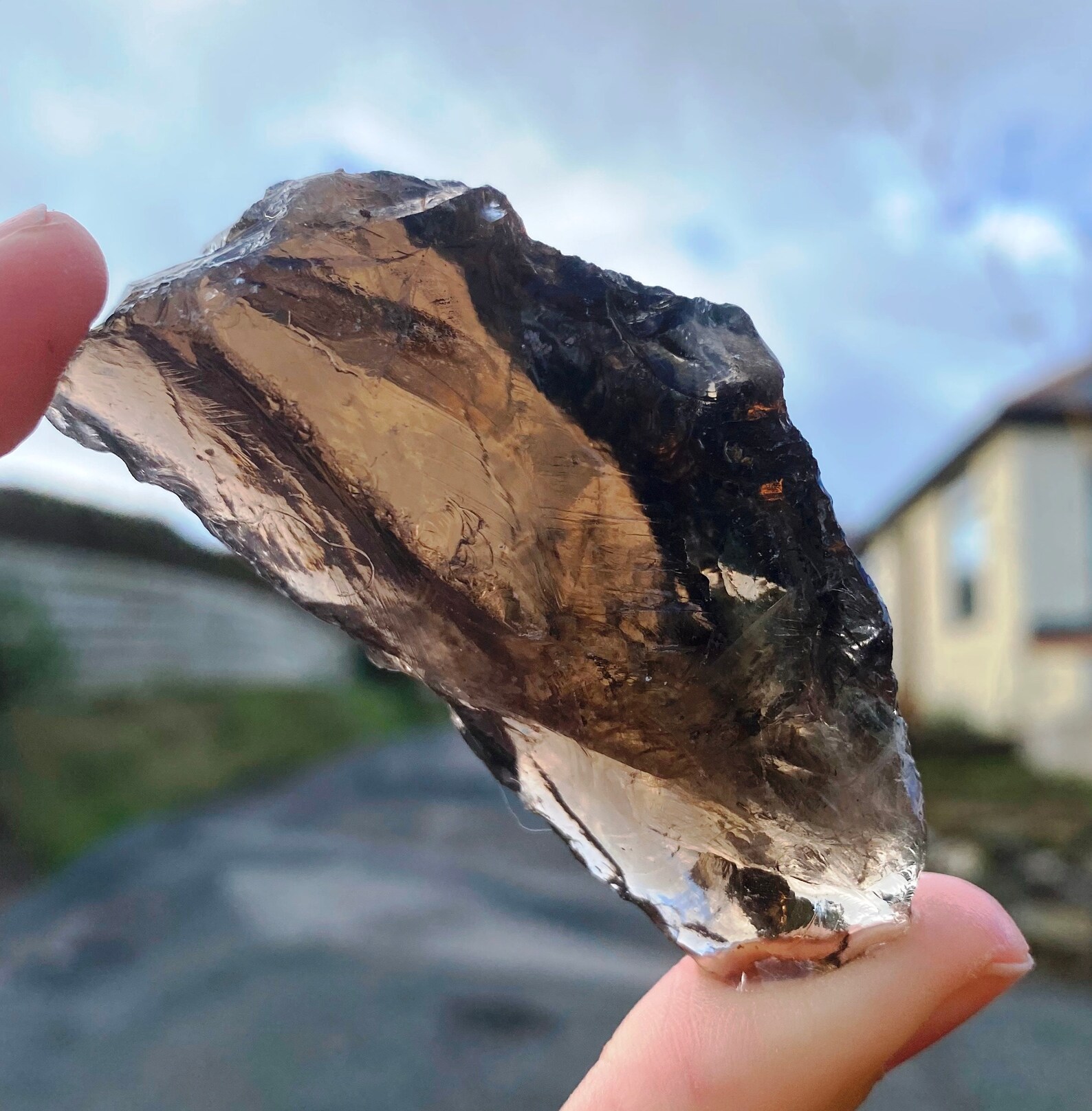 Raw Smoky Quartz Smokey Quartz Crystal Period Pain Stone - Etsy UK