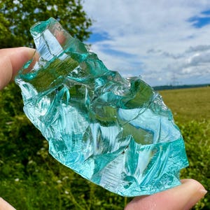 Aqua Obsidian Chunk, Ocean Andara Stone, Siren Stone Crystal, Song of ...