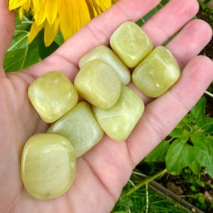 Jade Stone Tumbles, Natural Jade Tumbly, Green Jade Gems, Polished ...