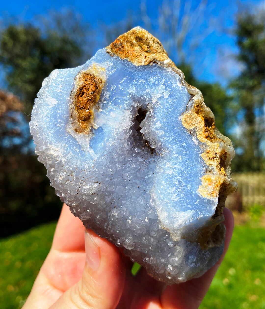 Raw Blue Lace 362g Agate Called Tranquillity Harbor, of Magical Beauty ...