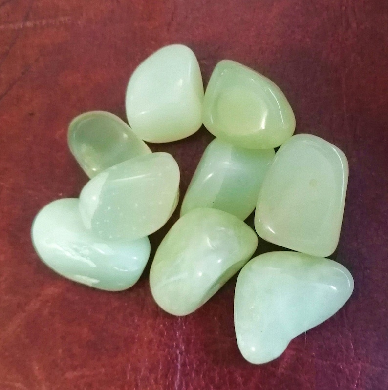 Jade Crystal Tumbled Jade Stone Tumblestone Tumbled Jade | Etsy