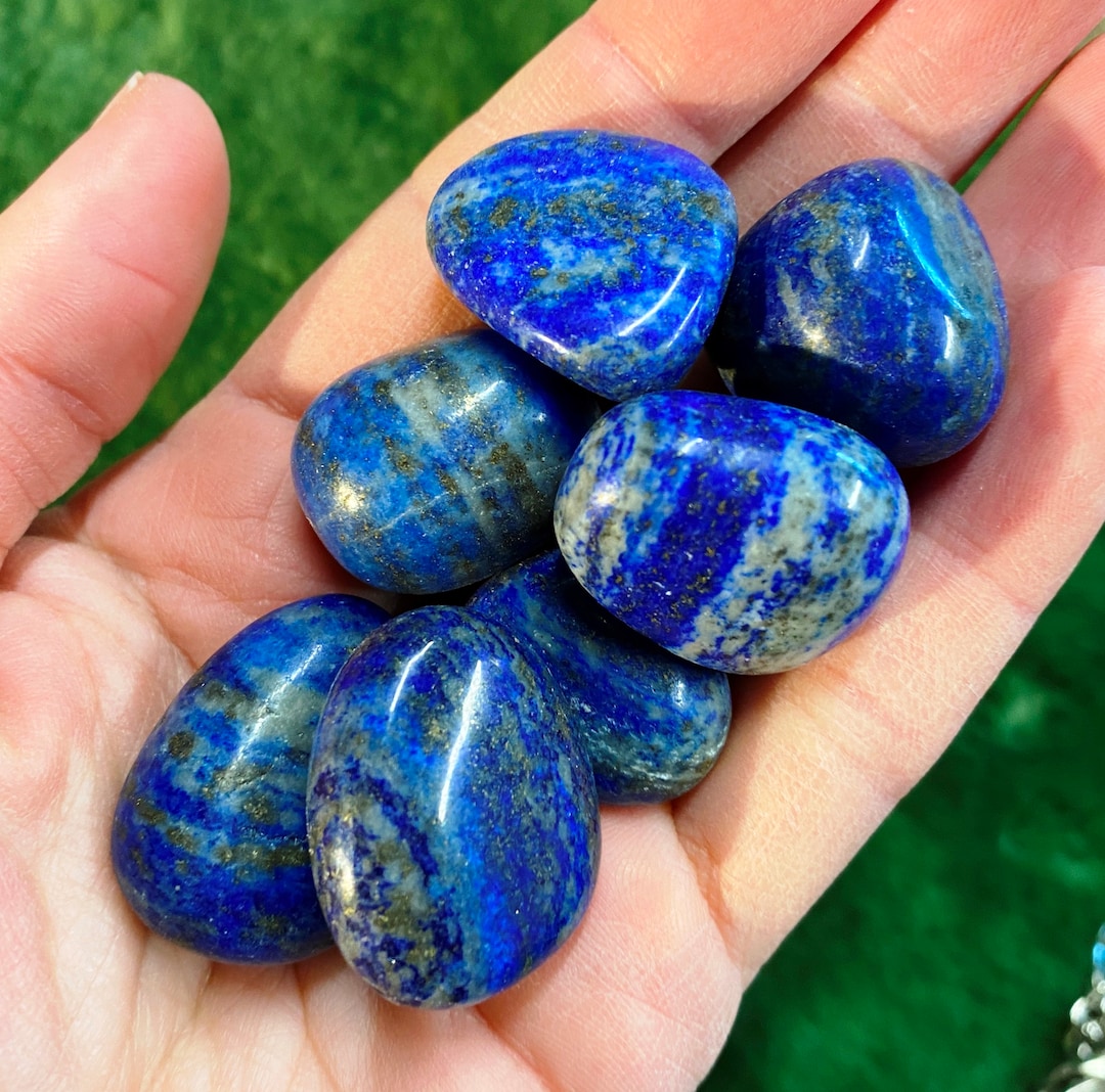 Lapis Tumblestone Lapis Lasuli Gems Lapis Crystal Gem Lapis - Etsy