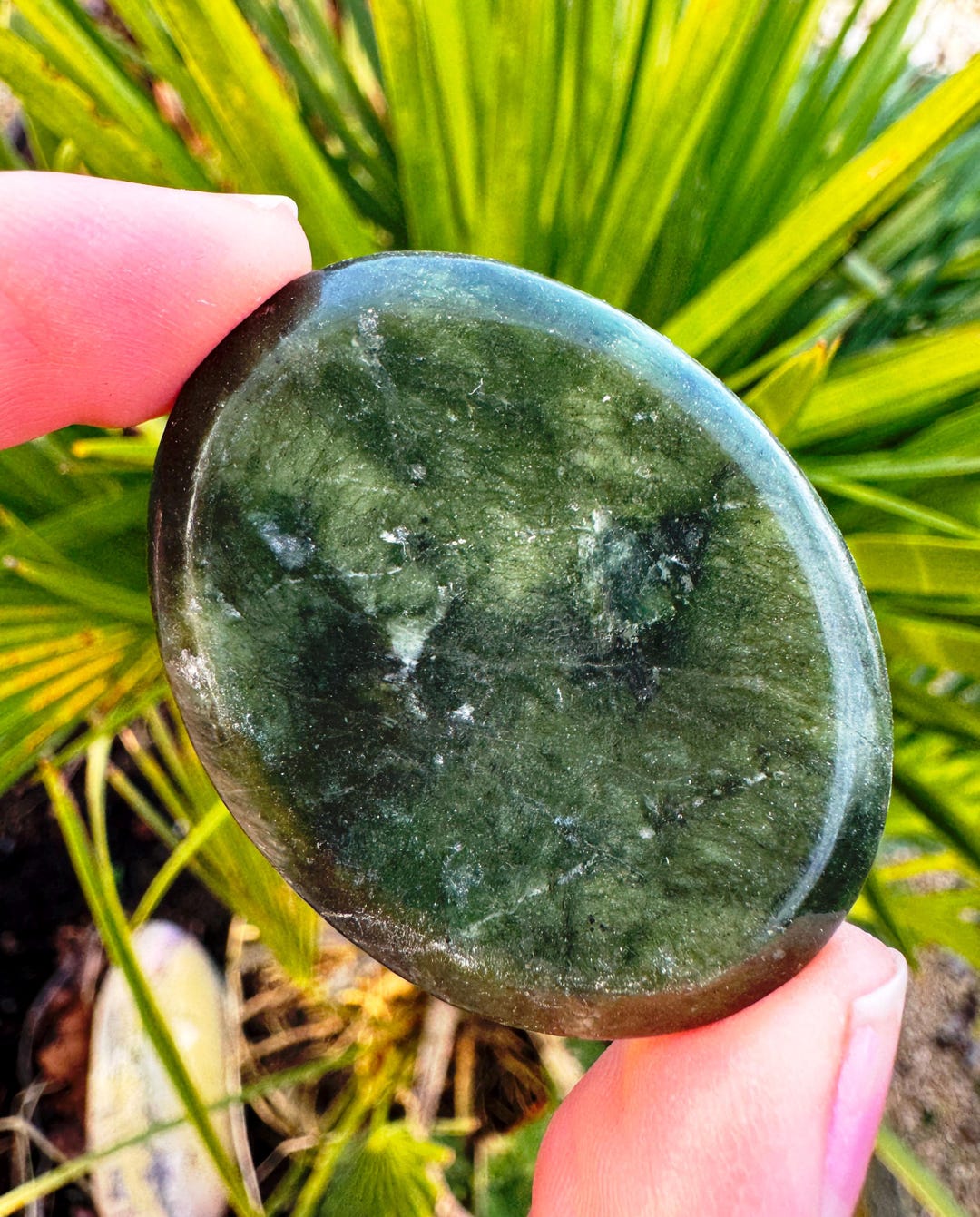 Nephrite Jade Worry Stone Jasper Gemstone Sodalite Thumbstone Wishing ...