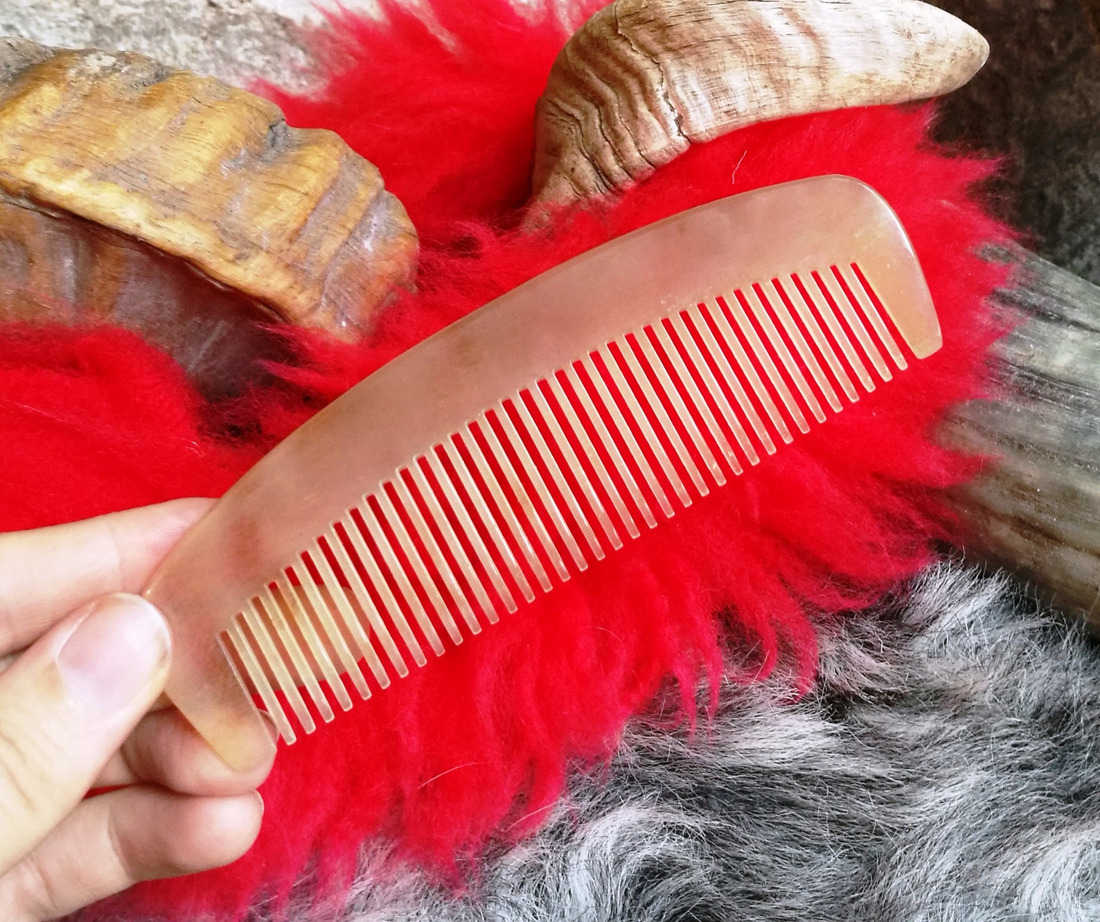 10 X Elven Horn Comb 12 Cm Head Sore Comb Bridge Back Horn - Etsy UK