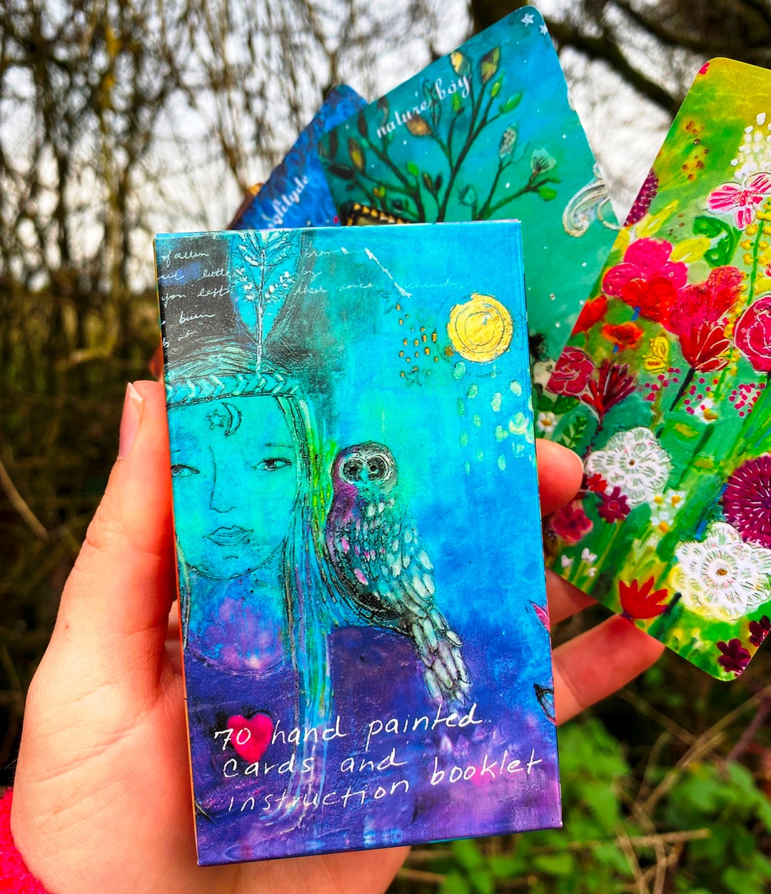 Mystery Tarot Card by Elf Kendal Hippies, Surprise Oracle Card Elf ...