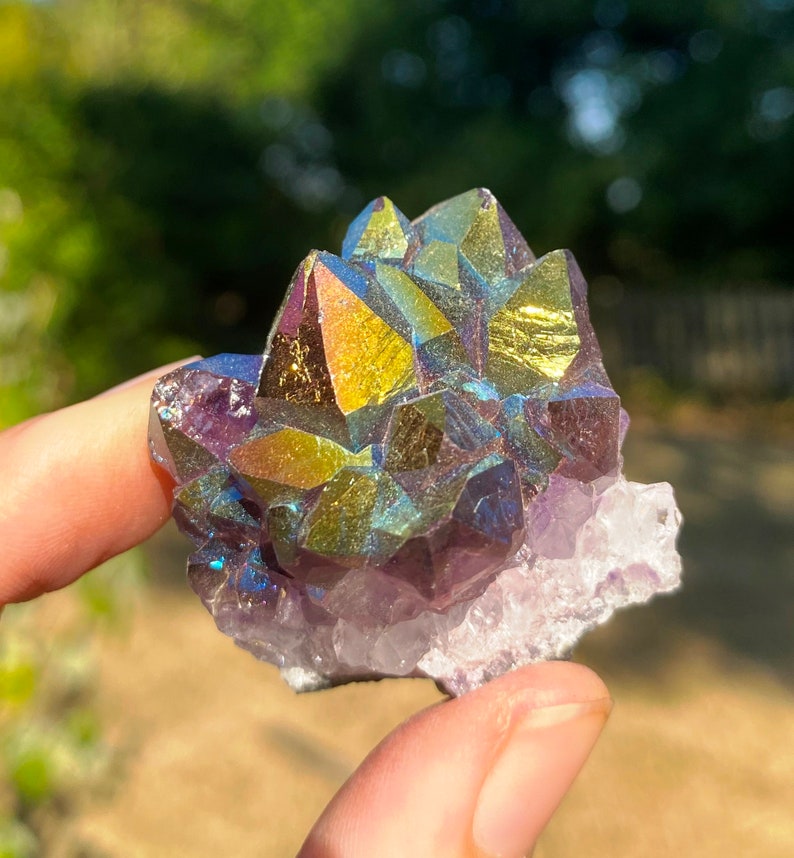 Fire Crystal Raw Crystal Cluster Flame Crystal Points - Etsy UK