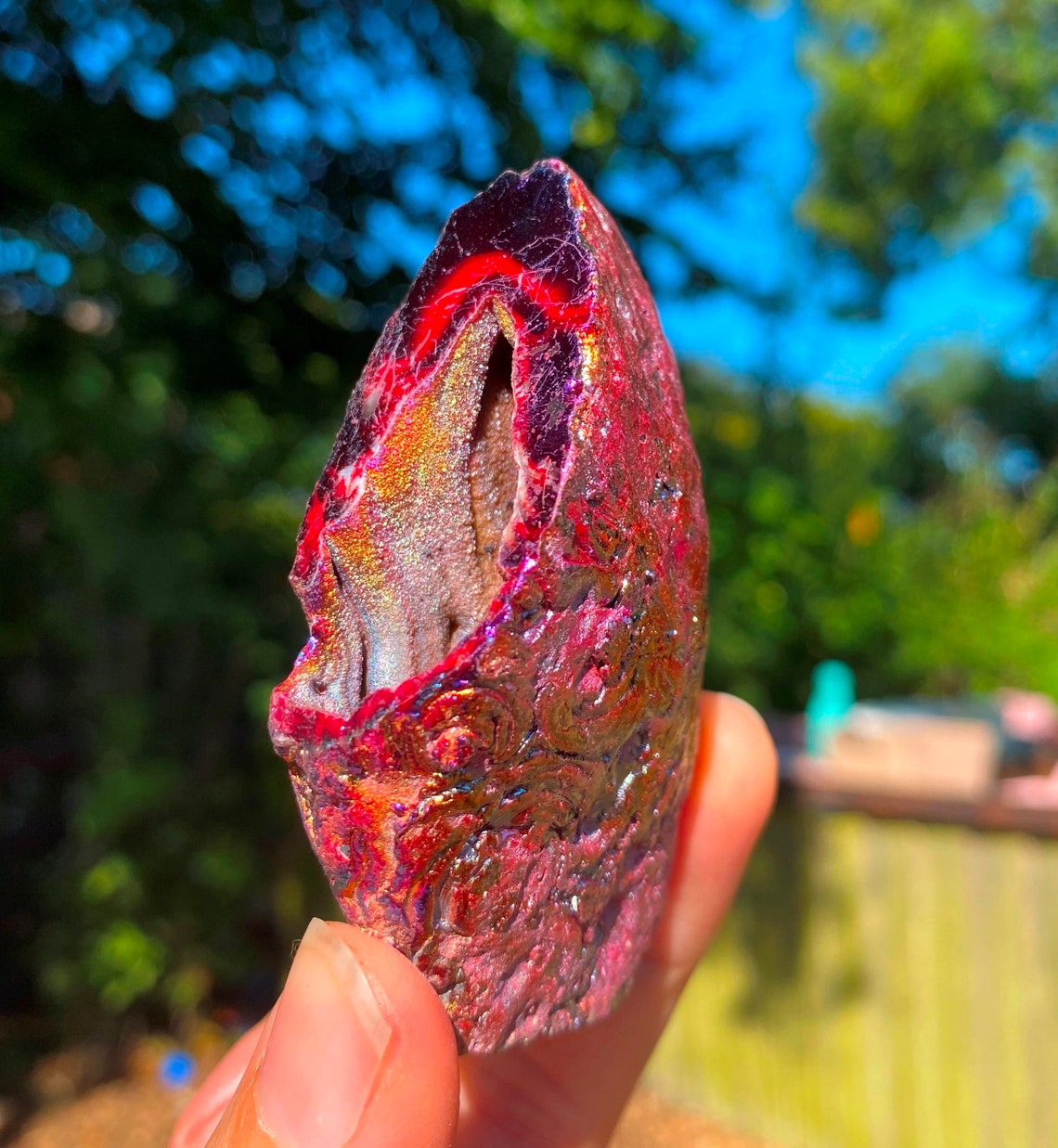 Purple Fairy Geode Pink Tooth Fairy Queen Aura Geode - Etsy UK