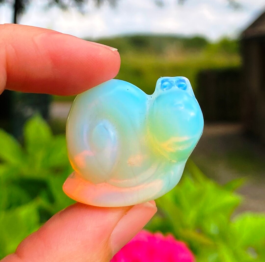 Ghost Snail Halloween Snail Happy Snail by Elf Crystal Snail - Etsy