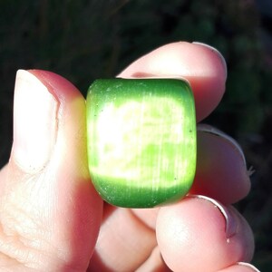 Green Eyed Stone Cats Eye Magic Green Stone Fairy Stone - Etsy UK