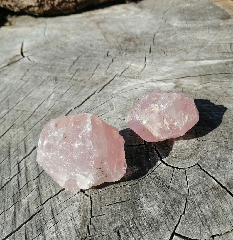 Rough rose quartz pink quartz chunk Christian crystals rock | Etsy