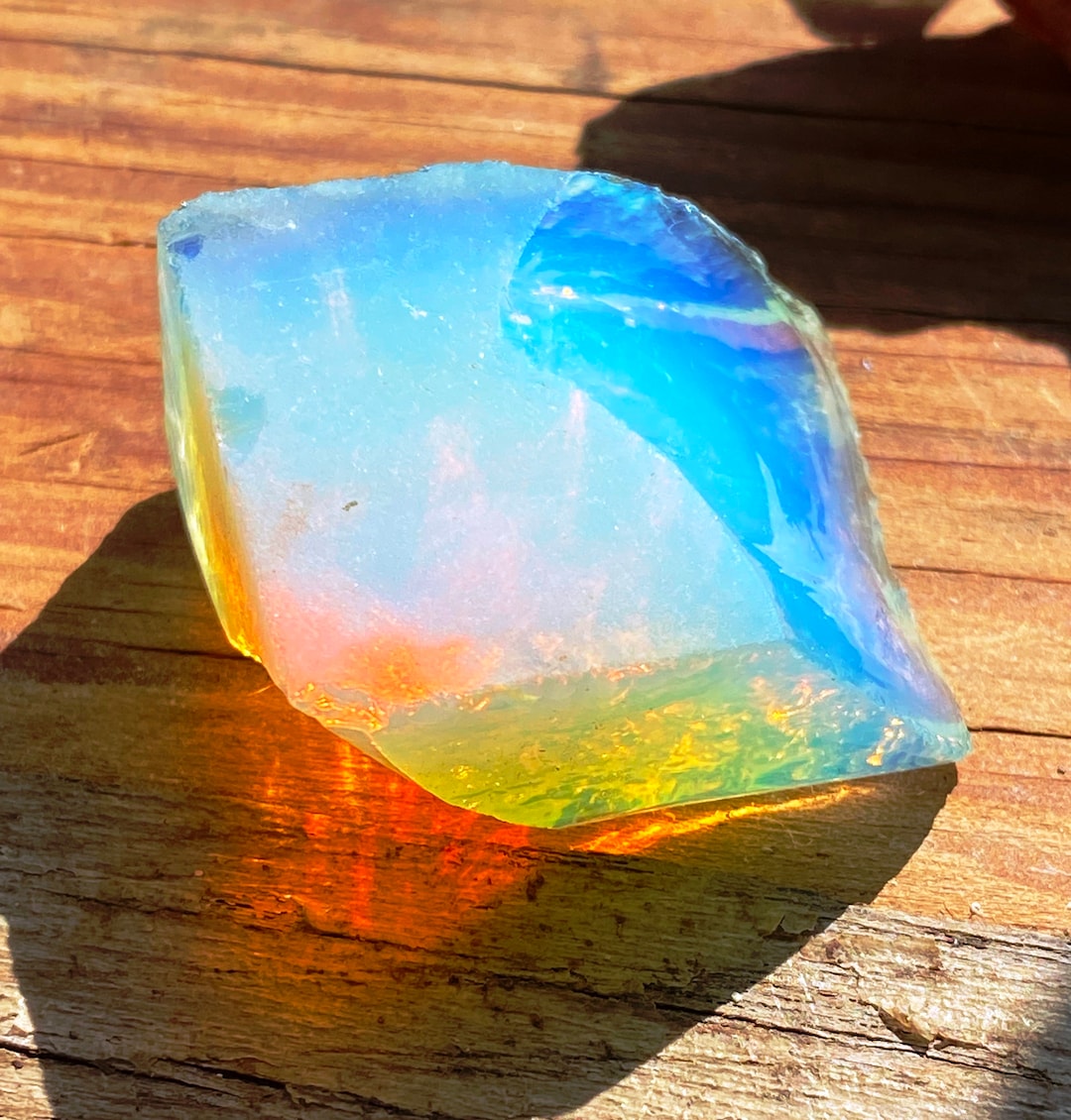 Opalite Raw Crystal October Birthstone Raw Opalite Chunk - Etsy Australia