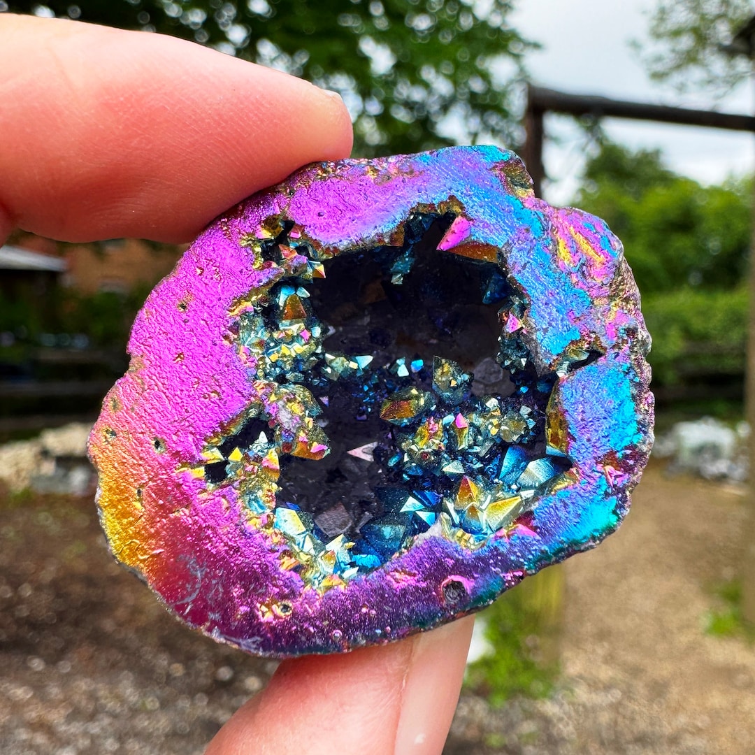 Wizard Geode Cave, Pocket Wizardry Stone, Night Sky Crystal, Wizard ...