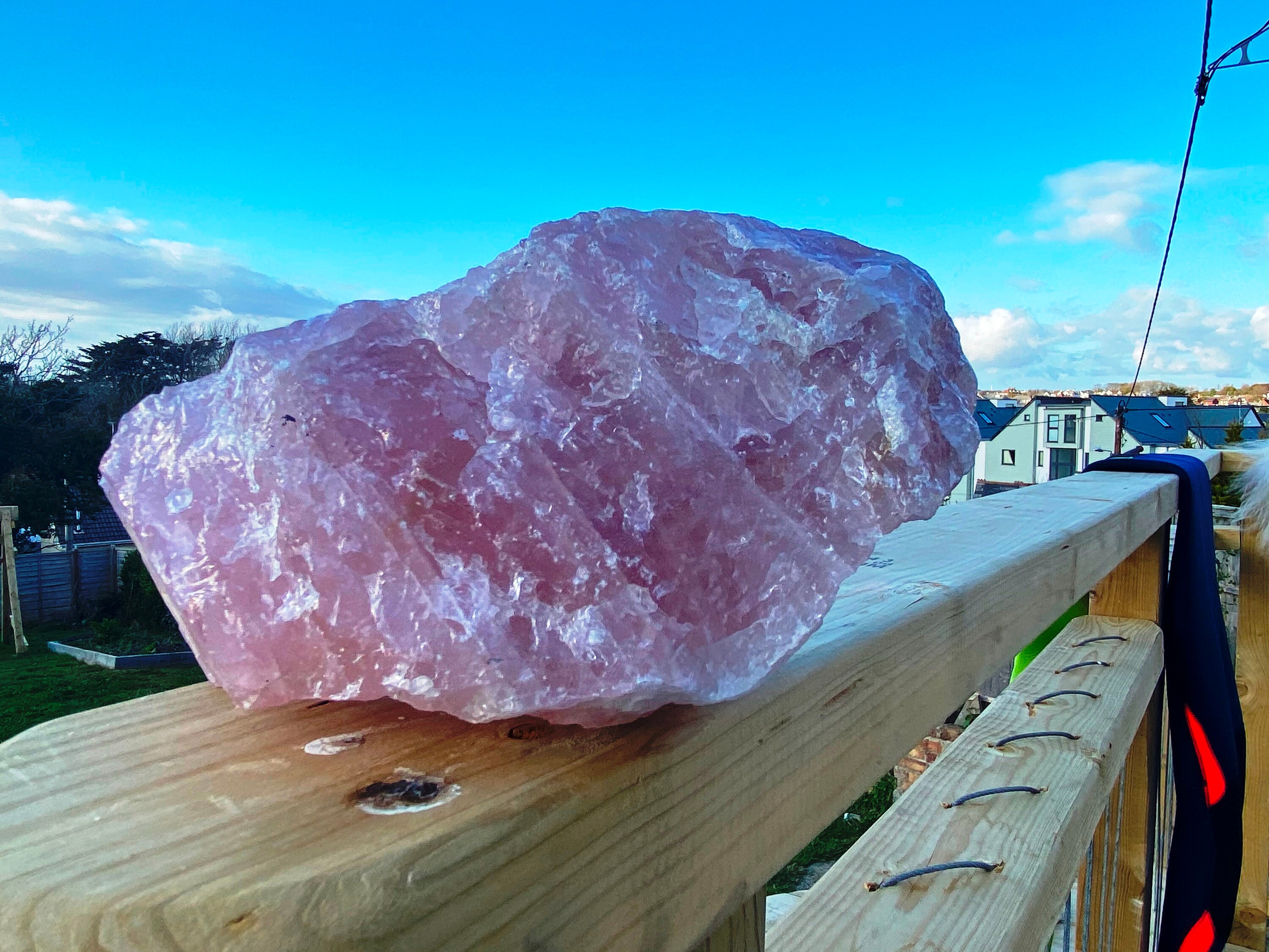 Big Rose Quartz Pink Quartz Chunk Rough Rose Quartz Healing | Etsy UK