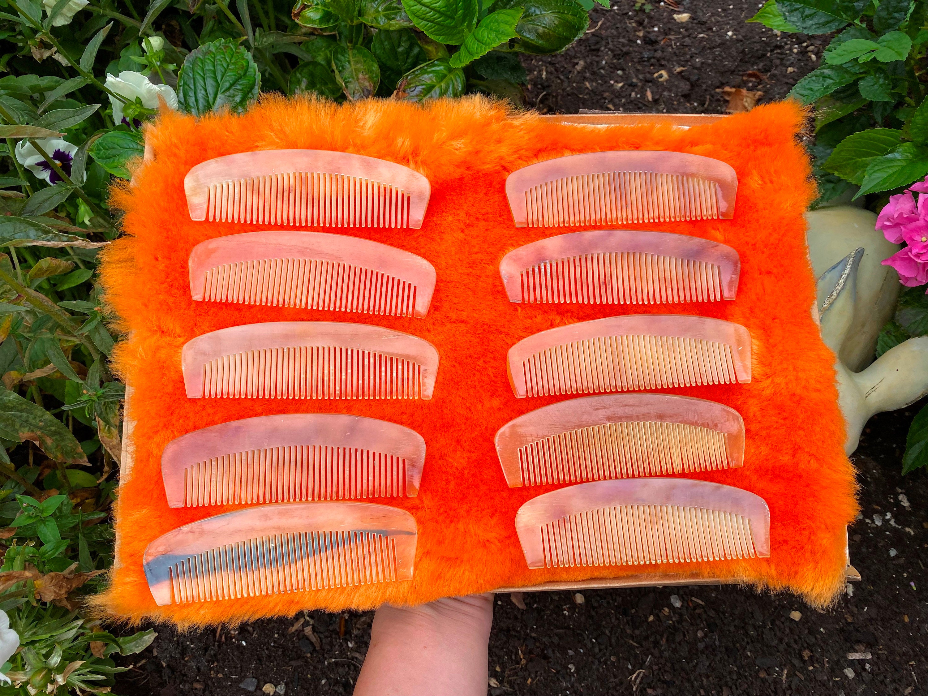 10 X Elven Horn Comb 12 Cm Head Sore Comb Bridge Back Horn - Etsy UK