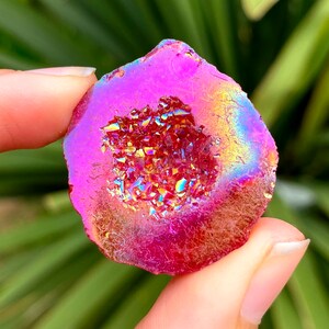Pink Tooth Fairy Geode, Sparkly Dainty and Just Right for the Fairy ...