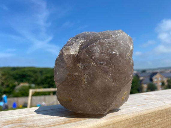 Rough Smokey Quartz Boulder Raw Smokey Quartz Rough Smoky - Etsy