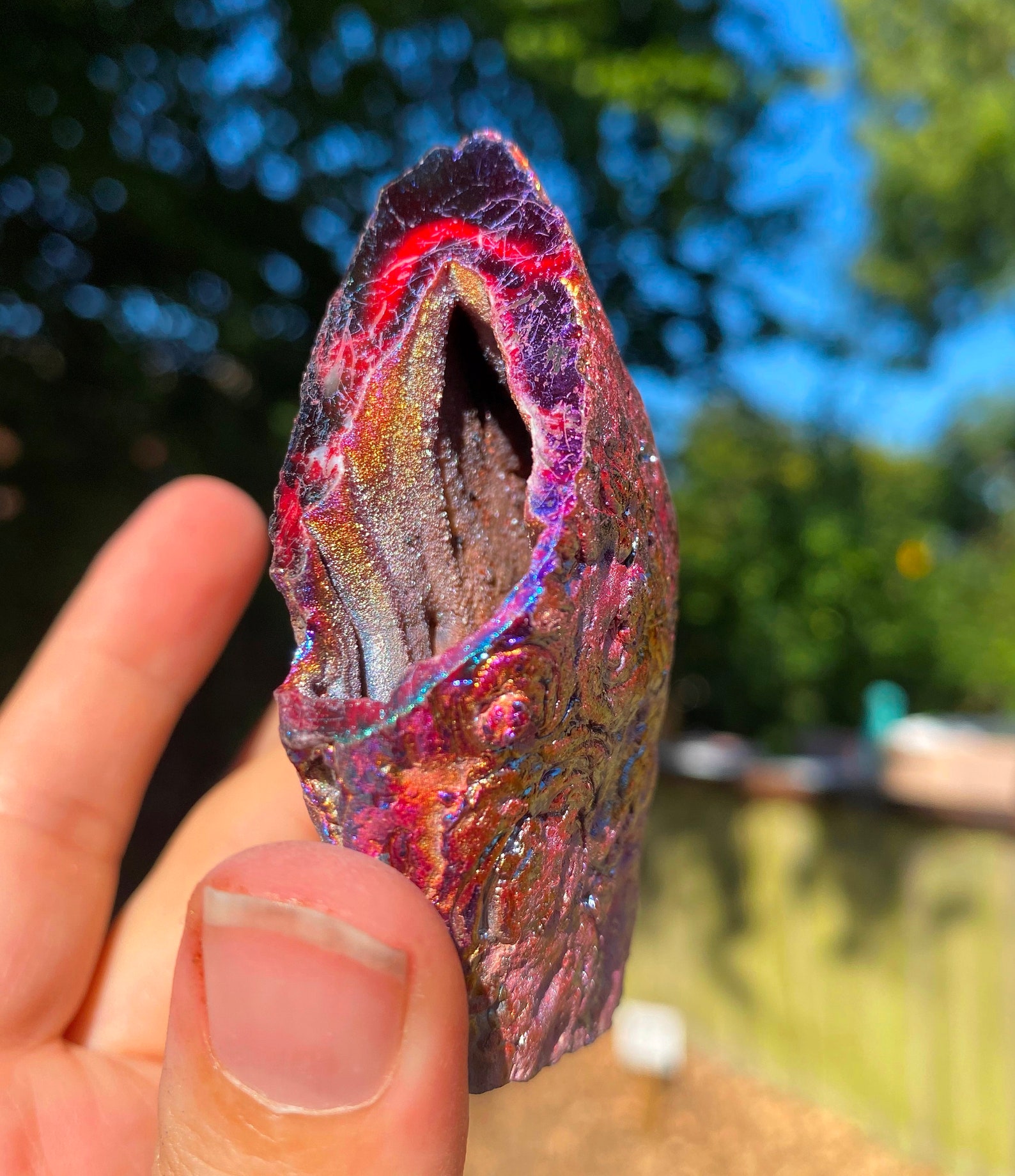 Purple Fairy Geode Pink Tooth Fairy Queen Aura Geode - Etsy UK