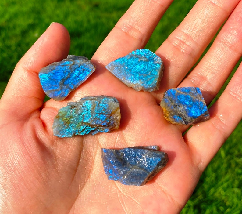 Raw Labradorite Raw Natural Labradorite Real Labradorite | Etsy