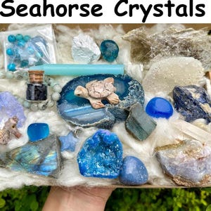 Valentine Gift Box Purple Crystal Kit Amethyst Fairy Stones Purple ...