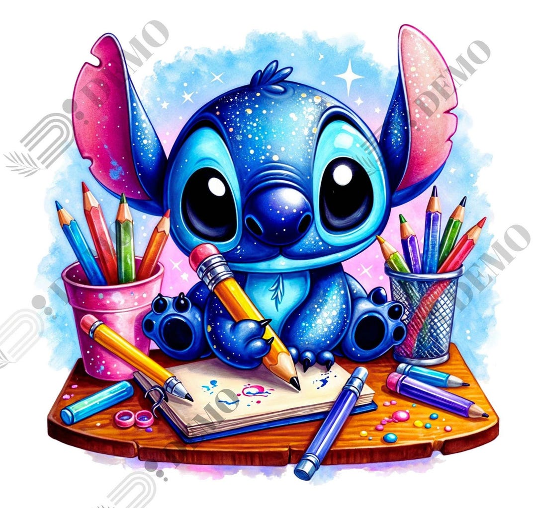 Stitch Back to School PNG, Clipart Stitch PNG, Stitch PNG Transparent ...
