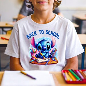 Stitch Back to School PNG, Clipart Stitch PNG, Stitch PNG Transparent ...